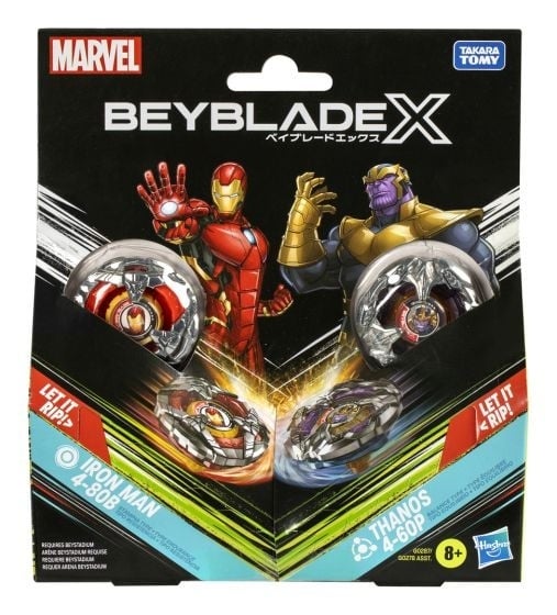 Beyblade X - Iron Man 4-80B vs Thanos 4-60B | Bath TCG