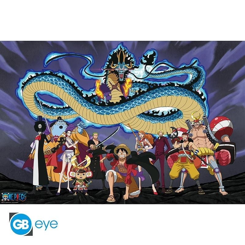 ONE PIECE - Poster Maxi 91.5x61 - The crew versus Kaido | Bath TCG