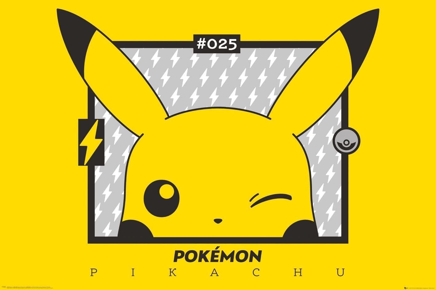 POKEMON - Poster Maxi 91.5x61 - Pikachu Wink | Bath TCG