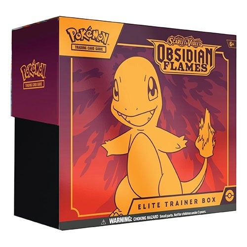 Pokemon TCG: Scarlet & Violet 3 Obsidian Flames Elite Trainer Box ...